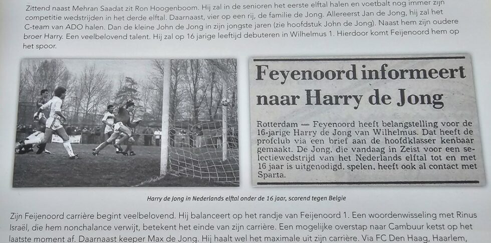 De 15 vragen aan; Harry de Jong - De Haagse Voetbalhistorie
