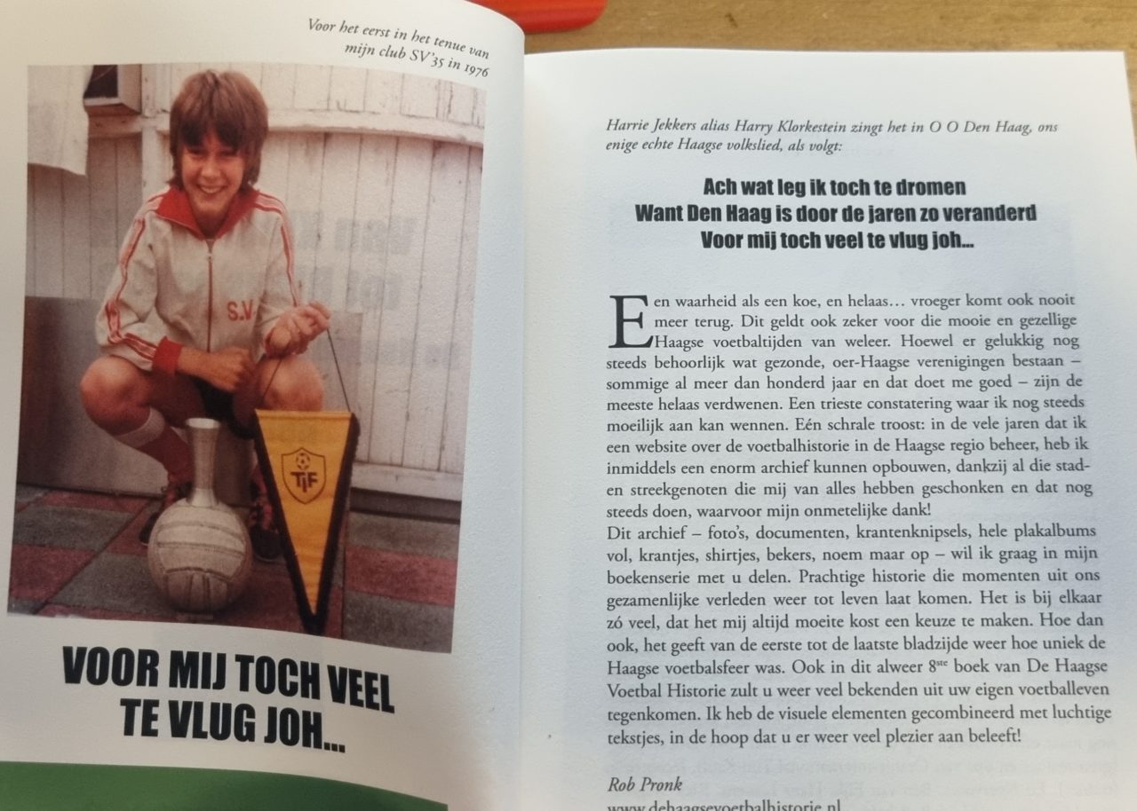 Rini Toet; Het Haagse voetbalerfgoed van Rob Pronk - De Haagse ...