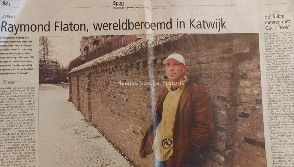 De 15 vragen aan; Raymond Flaton - De Haagse Voetbalhistorie